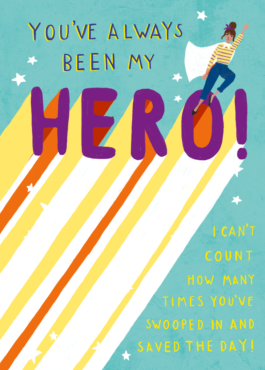 Personalised You've Always Been My Hero Mother's Day Card| Hallmark UK
