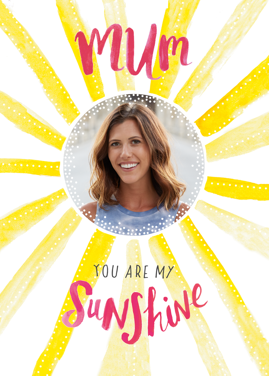 Personalised Sunshine Mother's Day Card For Mum | Hallmark UK