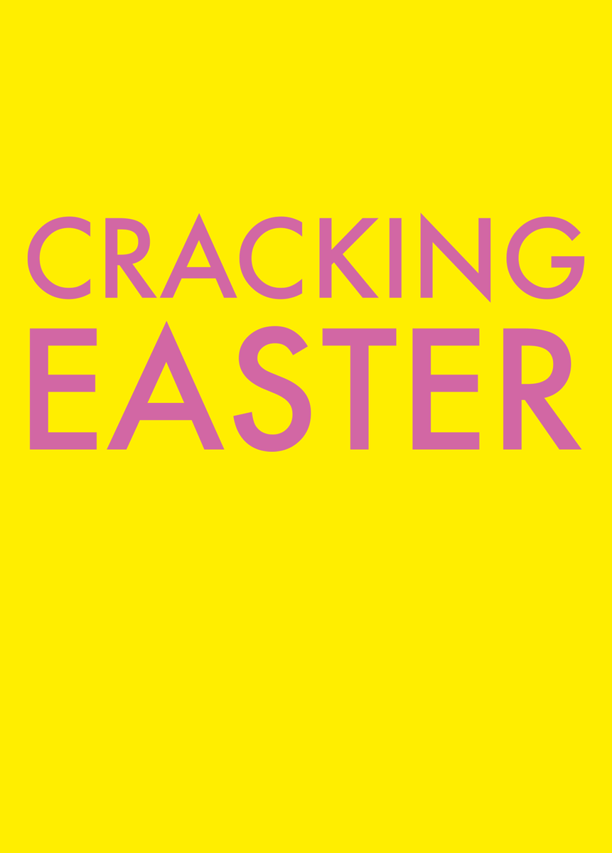 Personalised Text Cracking Easter Card | Hallmark UK