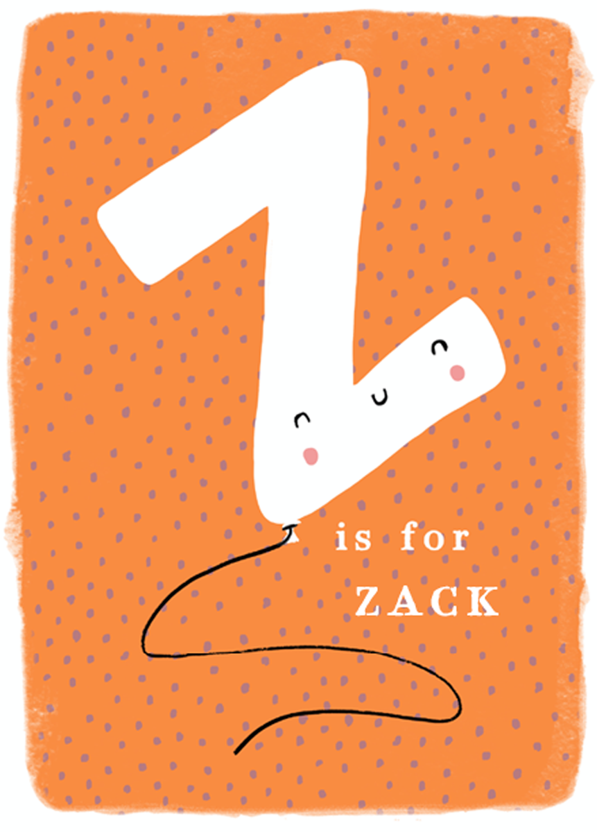 Editable Fun Letter Z Birthday Card | Personalised Cards | Hallmark UK
