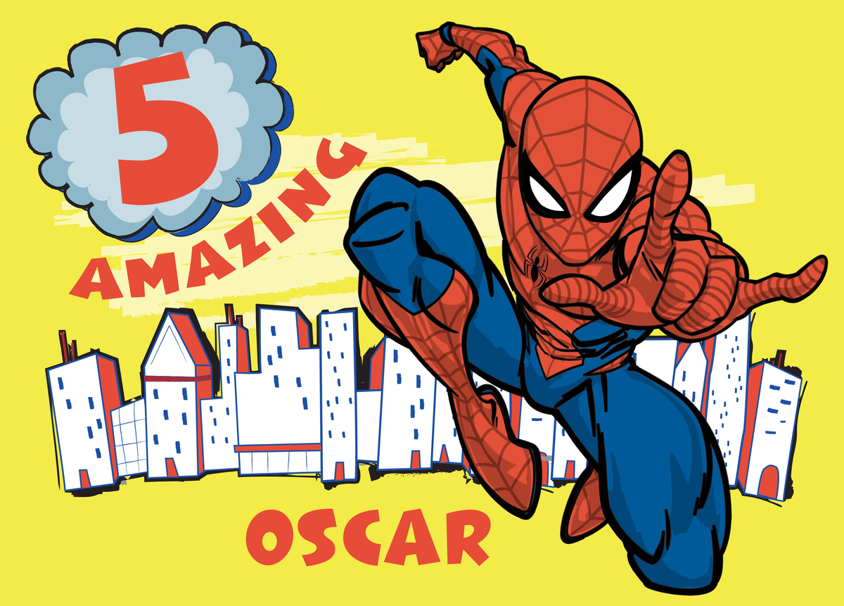 Personalised MARVEL Spider-Man Super Hero Birthday Card | Hallmark UK