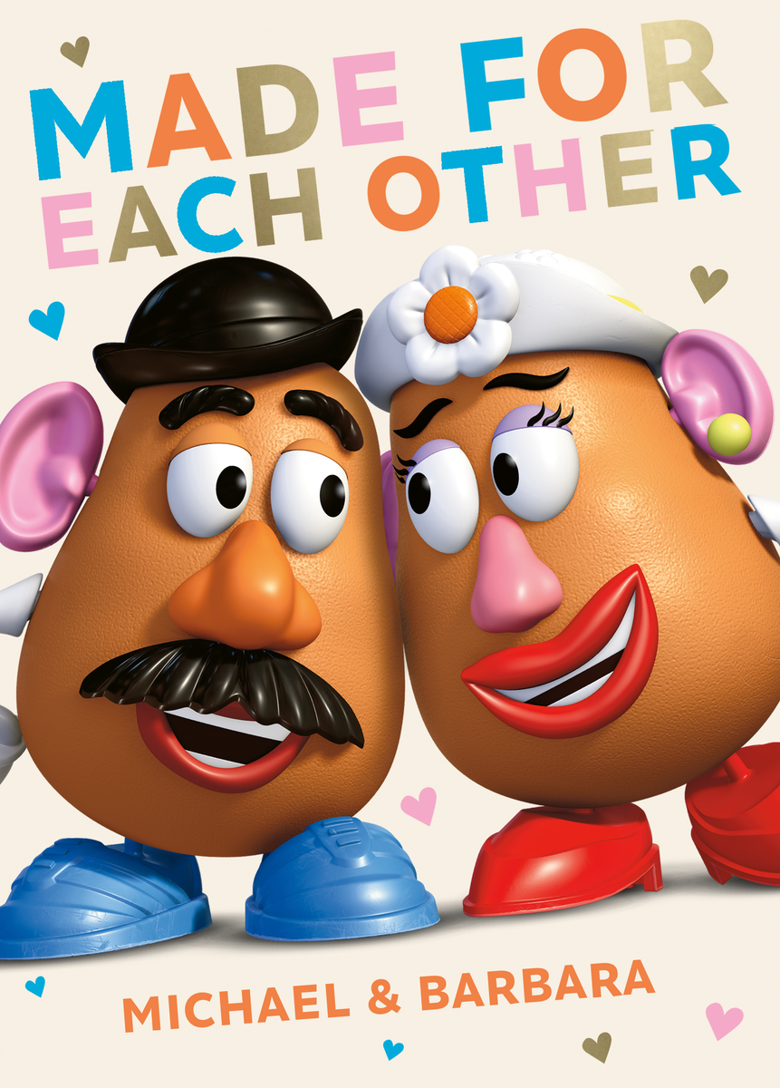 Personalised Mr & Mrs Potato Head Anniversary Card | Hallmark UK