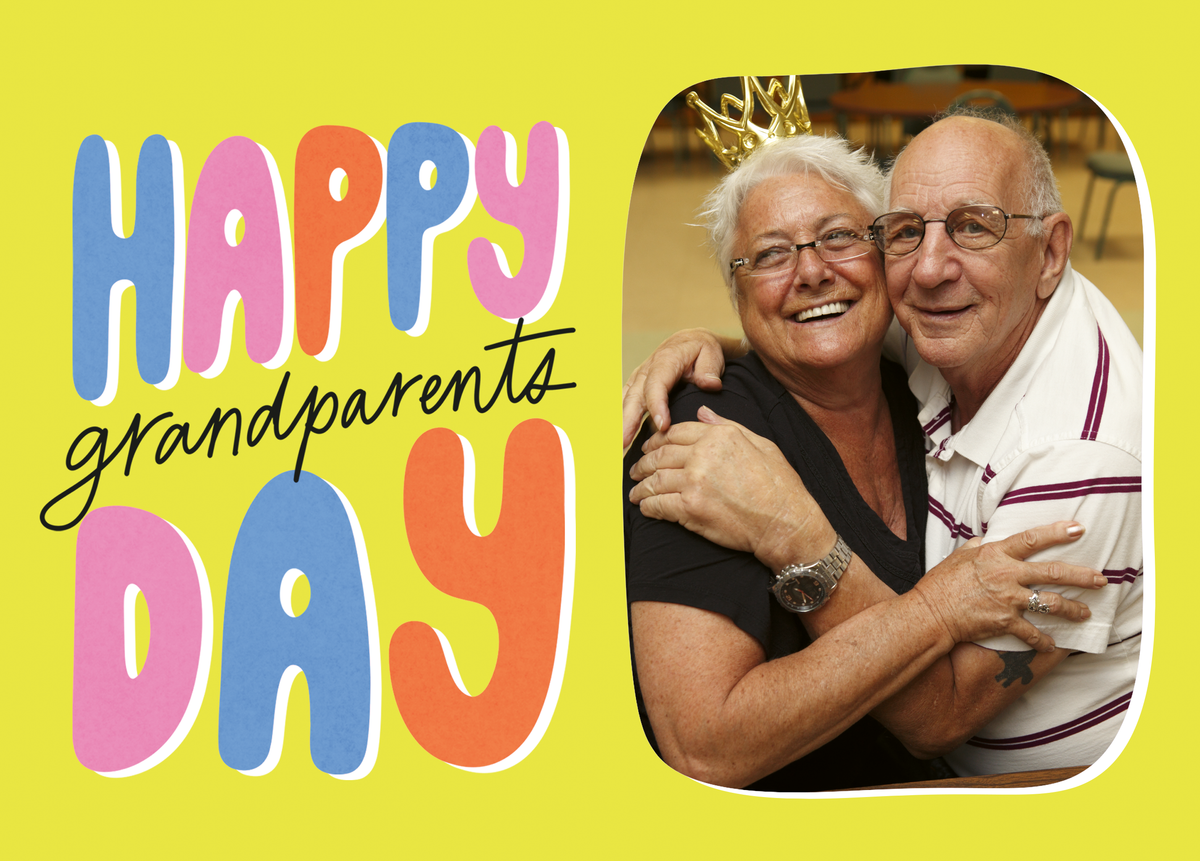 Personalised 'Happy Grandparents' Day' Photo Upload Card | Hallmark