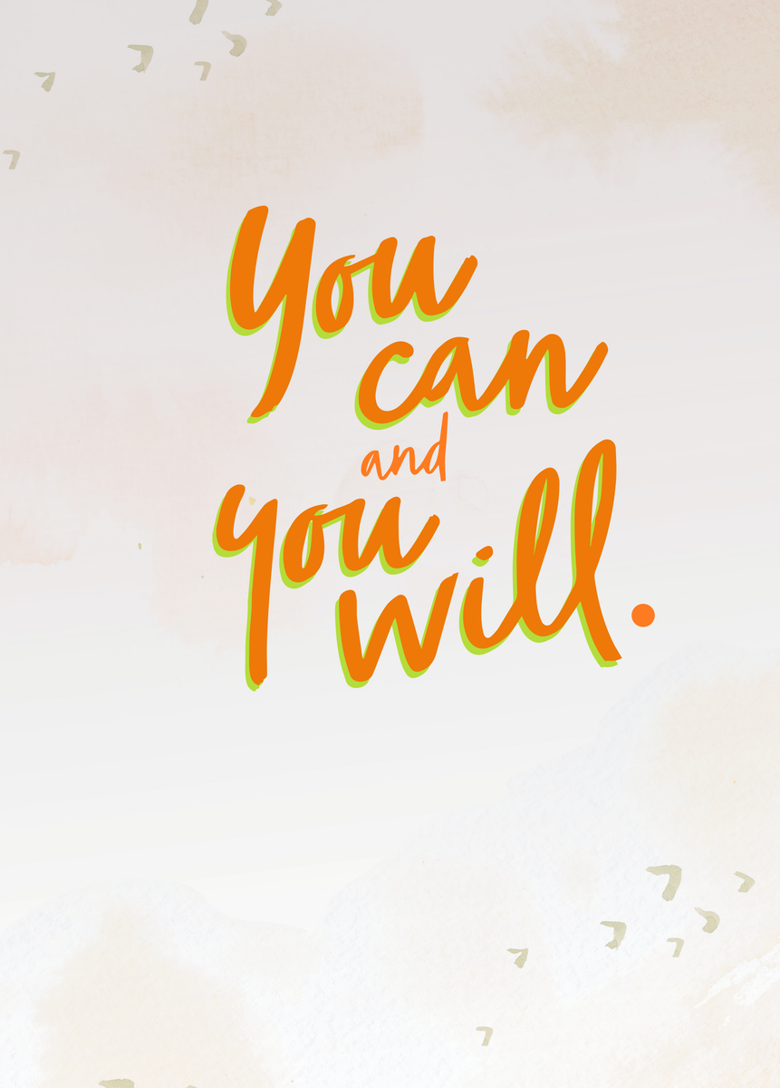 Personalised You Can and You Will Encouragement Card – Hallmark