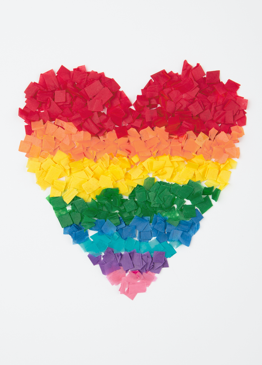 Personalised Rainbow Heart Card – Hallmark