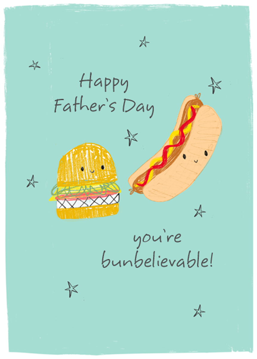 Personalised Editable Burger Father's Day Card – Hallmark