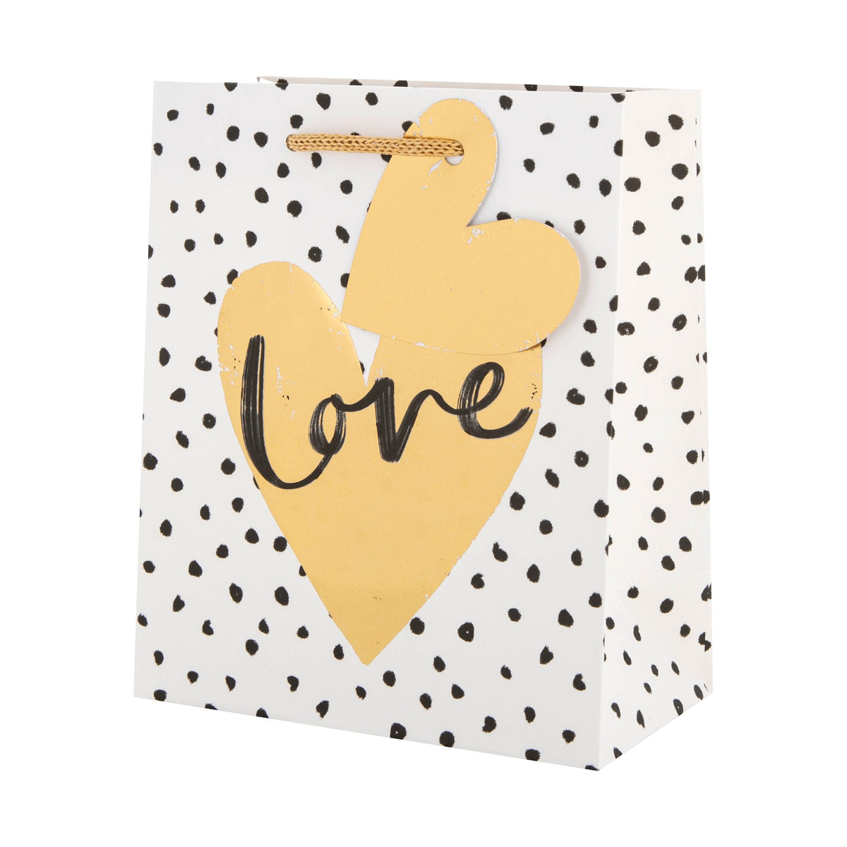 Small Gold Heart Gift Bag | Hallmark UK
