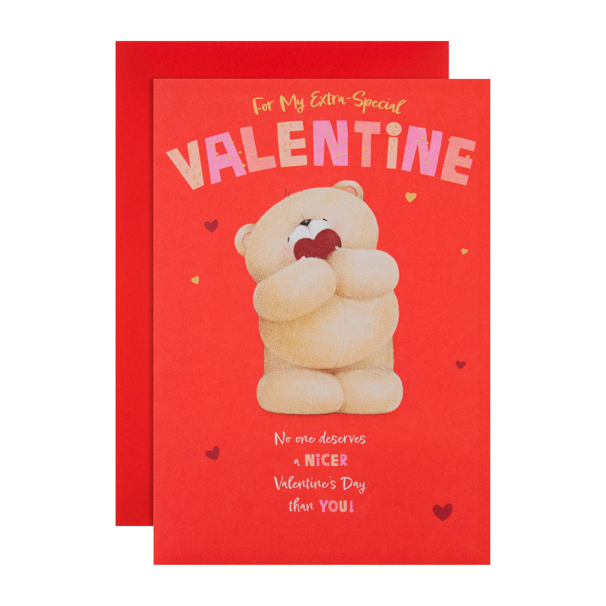 Forever Friends Valentine's Day Card Bear Heart | Hallmark UK