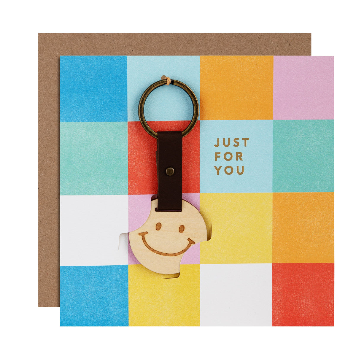 Colourful Design with Keepsake Keyring Birthday Card | Hallmark UK