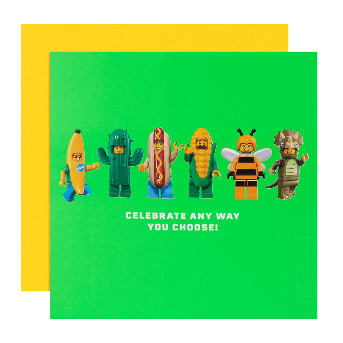 Green LEGO Characters Birthday Card | LEGO | Hallmark UK