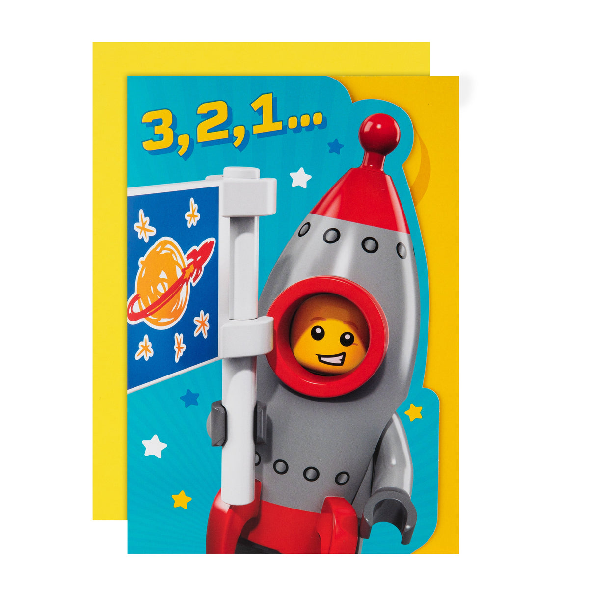 Blue LEGO Rocket Birthday Card for Niece | LEGO | Hallmark UK