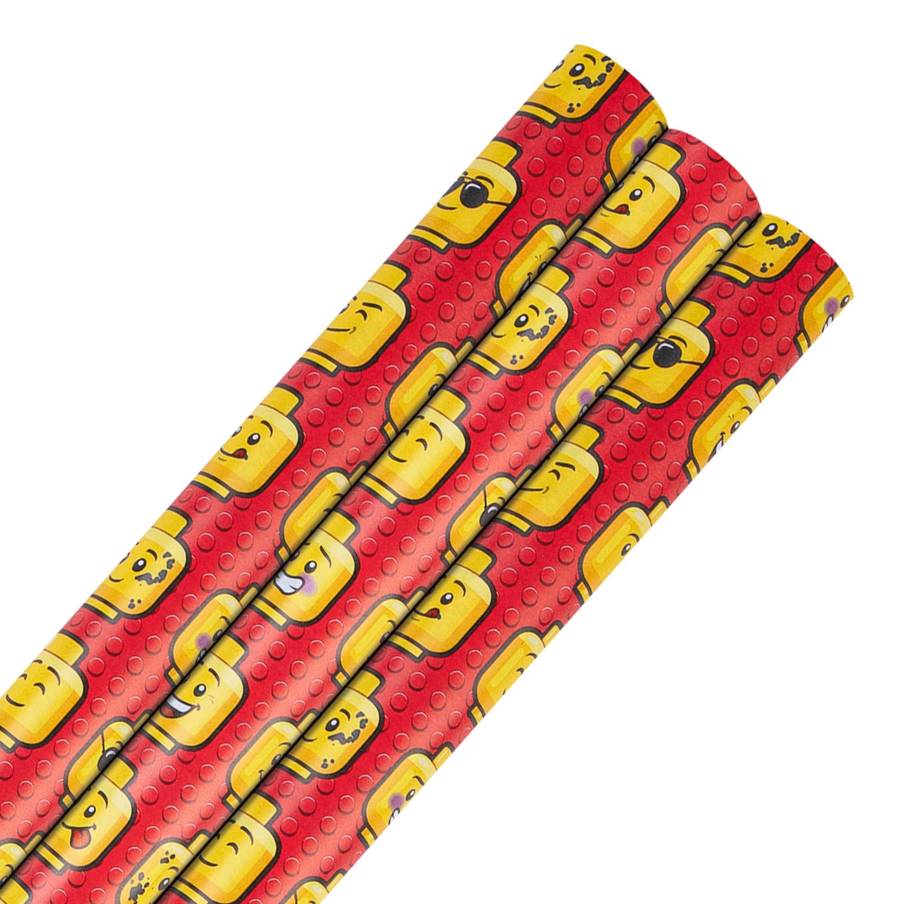 6M LEGO Heads Any Occasion Wrapping Paper | Hallmark UK