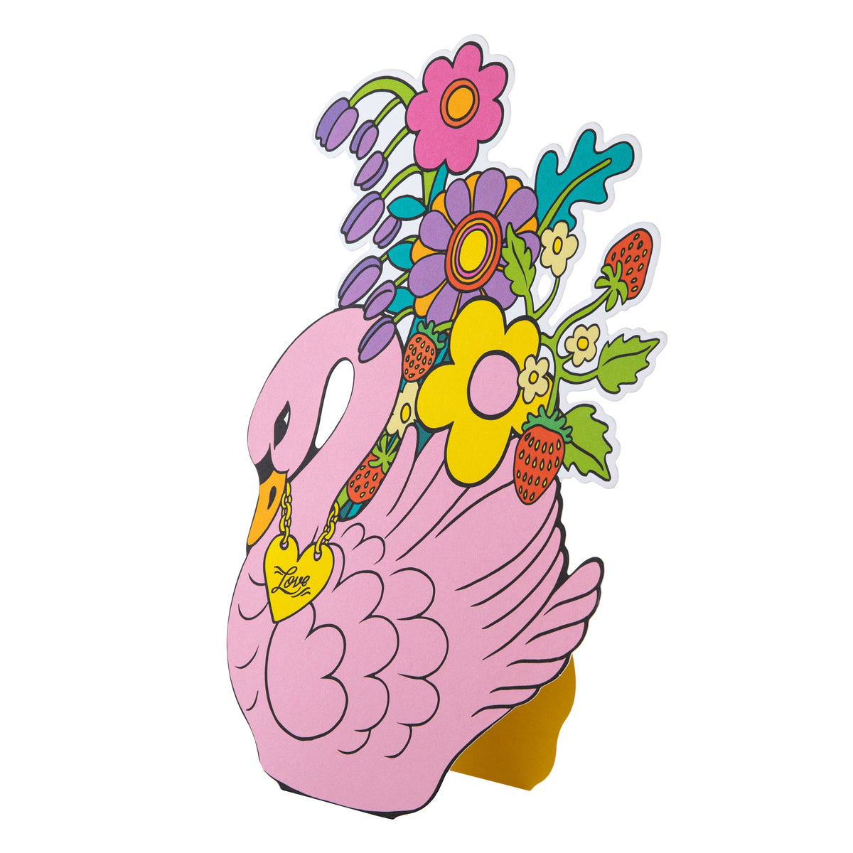 Swan Birthday Card | Magical Botanicals X Liz Harry | Hallmark