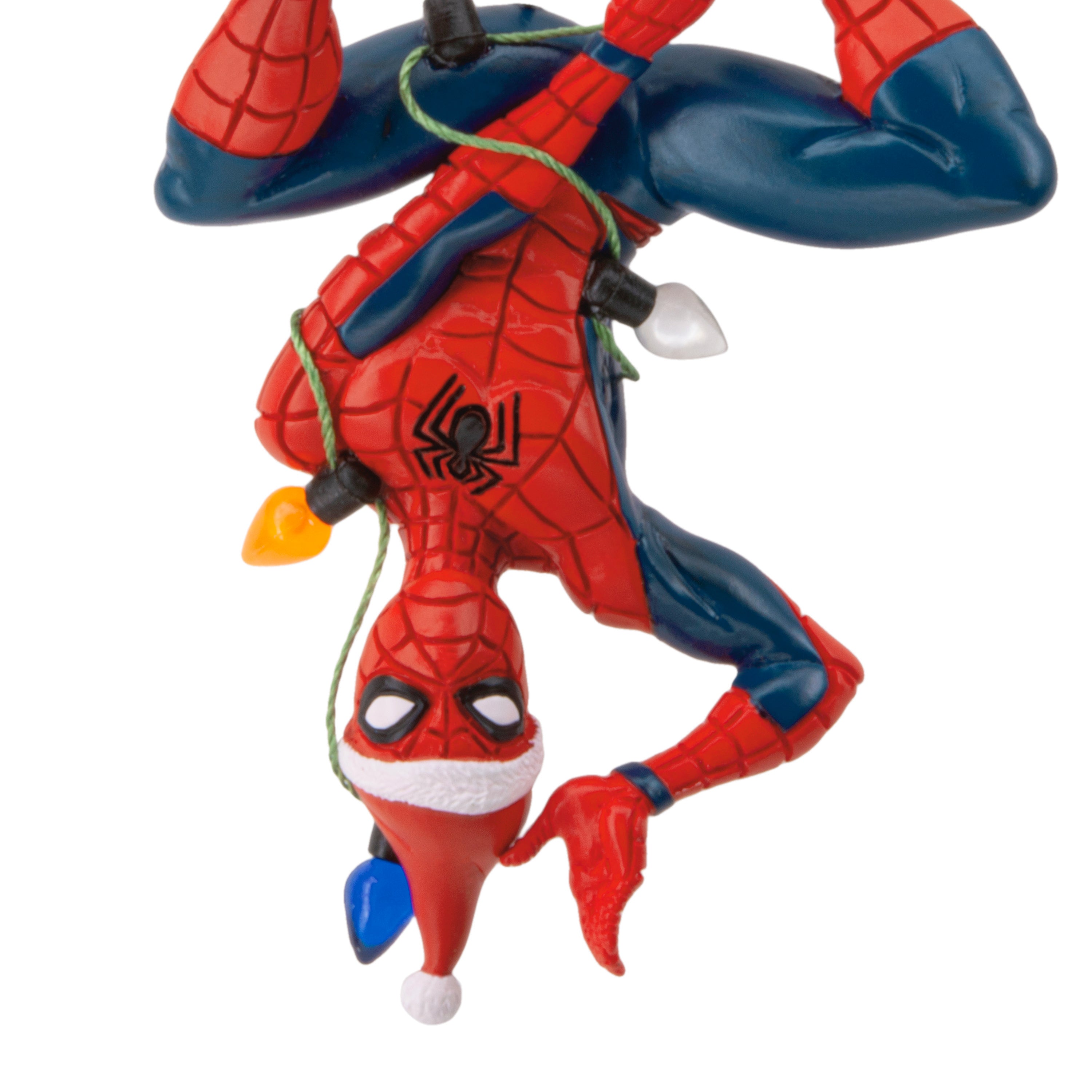 MARVEL Spider-Man Tangled in Fairy Lights Ornament | Hallmark