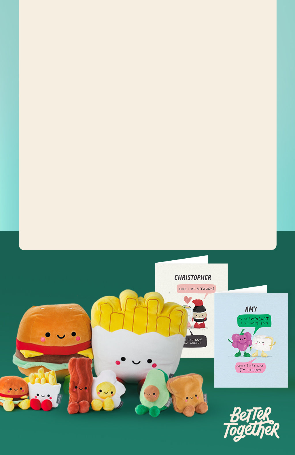 Better Together | Magnetic Plush & Personalised Cards – Hallmark
