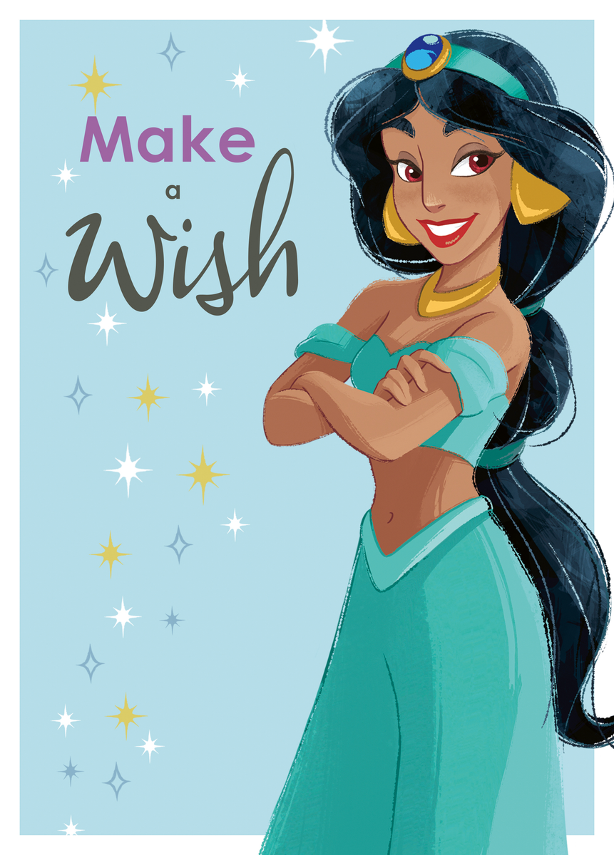 Personalised Disney Princess Jasmine Just to Say Card | Hallmark UK