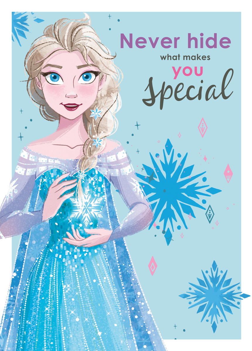 Personalised Disney Frozen Elsa Thinking of You Card | Hallmark UK