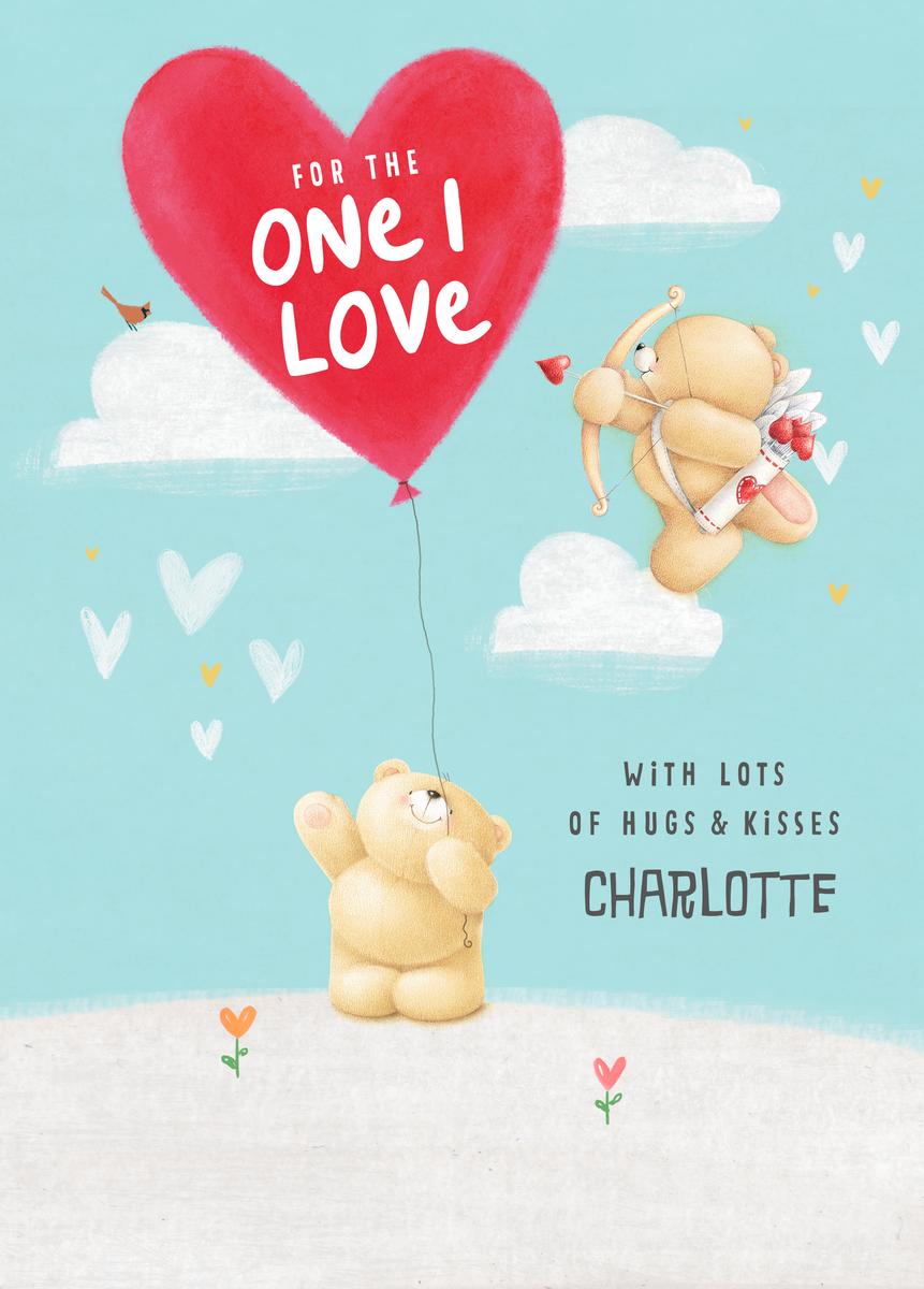 Personalised Forever Friends Valentine's Day Card for the One I Love ...