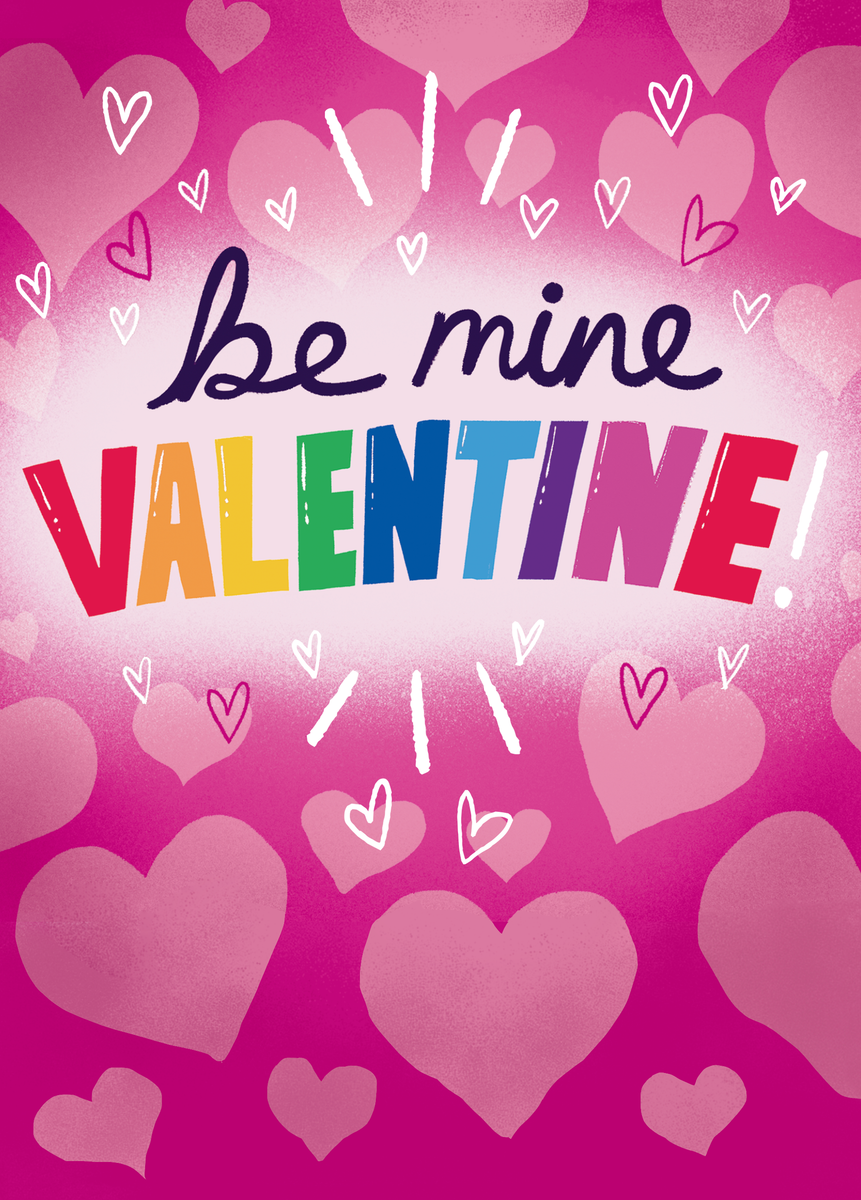 Personalised Be Mine Valentine Valentine's Day Card – Hallmark