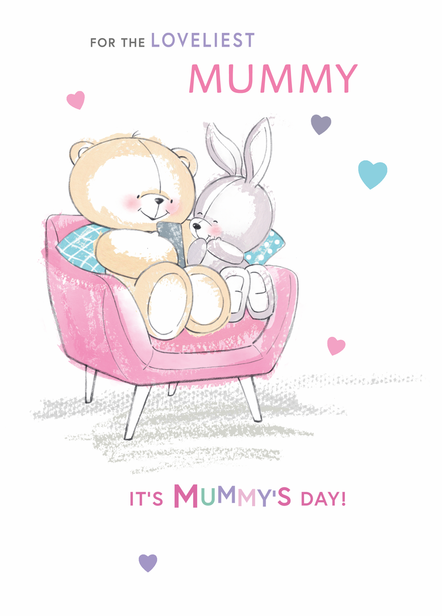 Forever Friends Bear & Bunny Mother's Day Card For Mummy| Hallmark UK