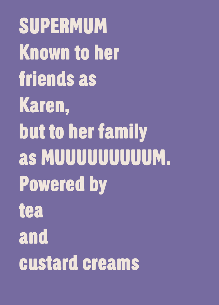 Personalised Funny Supermum Mother's Day Card | Hallmark UK