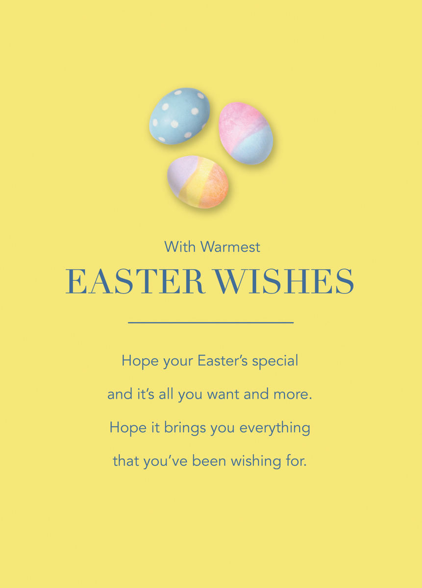 Personalised Illustrated Easter Message Card | Hallmark UK