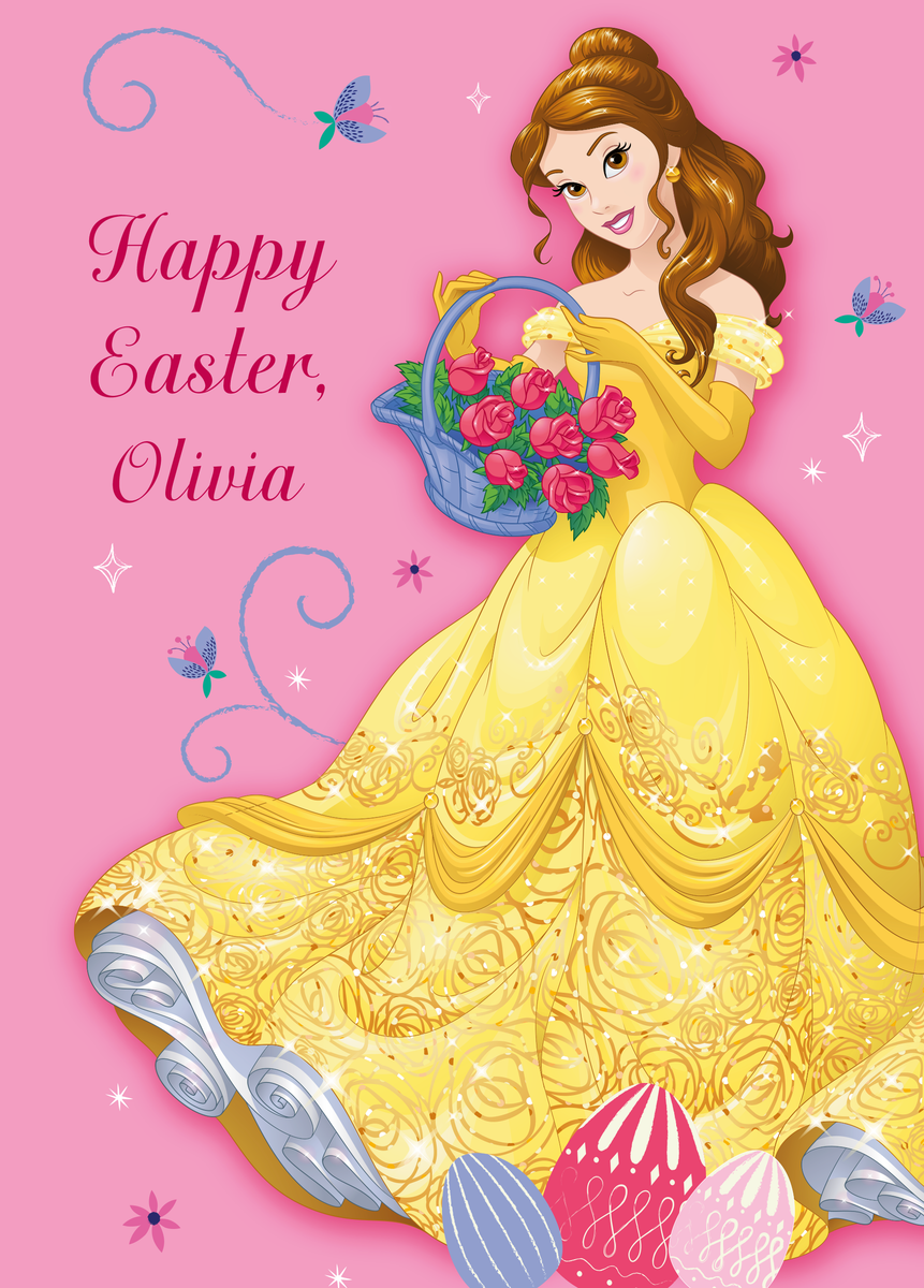 Personalised Disney Princess Easter Card for Kids | Hallmark UK