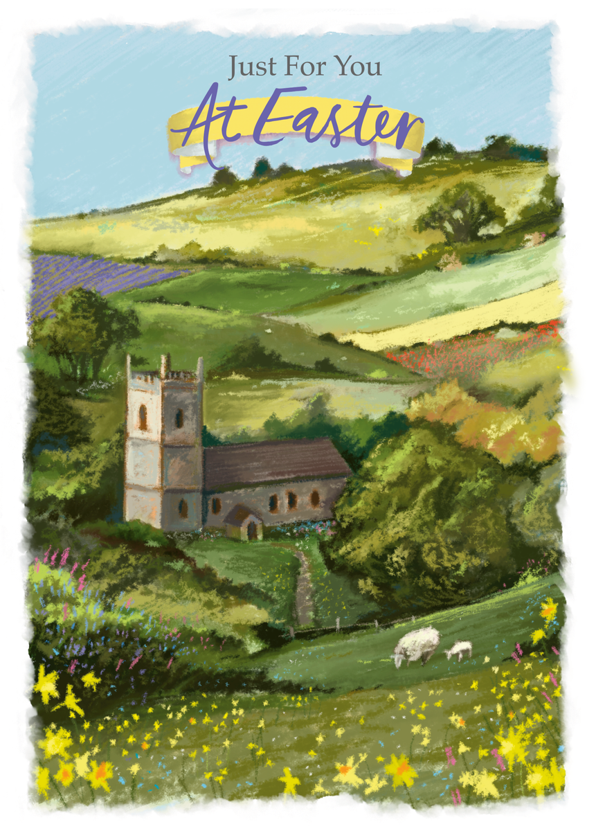 Personalised Religious Country Church Easter Card | Hallmark UK