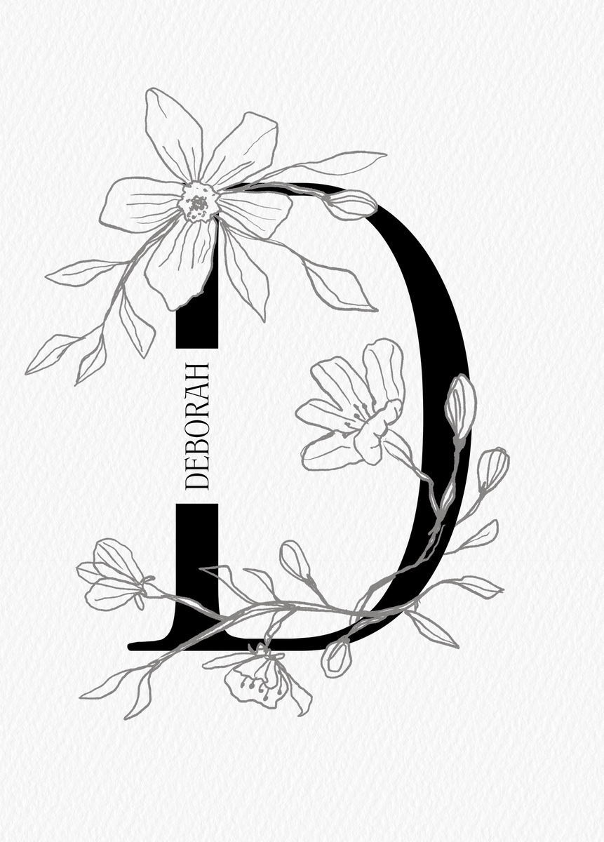 Illustrated Letter D Birthday Card| Personalised Cards | Hallmark UK