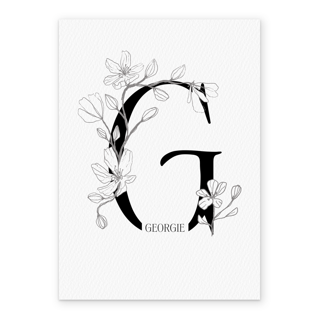 Illustrated Letter G Birthday Card| Personalised Cards | Hallmark UK