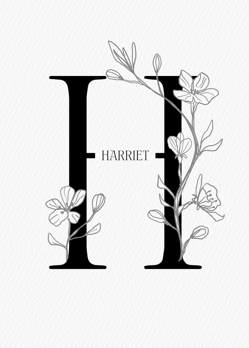 Illustrated Letter H Birthday Card| Personalised Cards | Hallmark UK