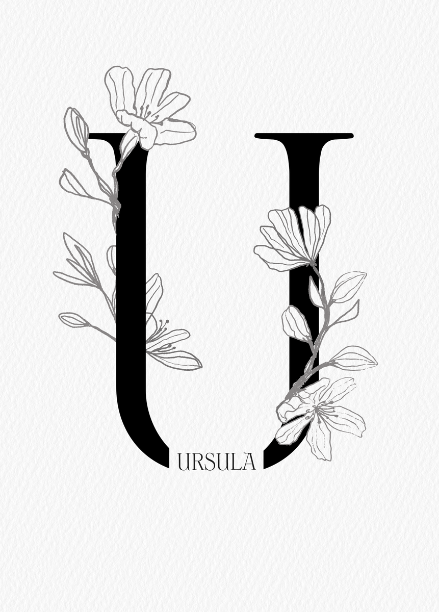 Illustrated Letter U Birthday Card| Personalised Cards | Hallmark UK
