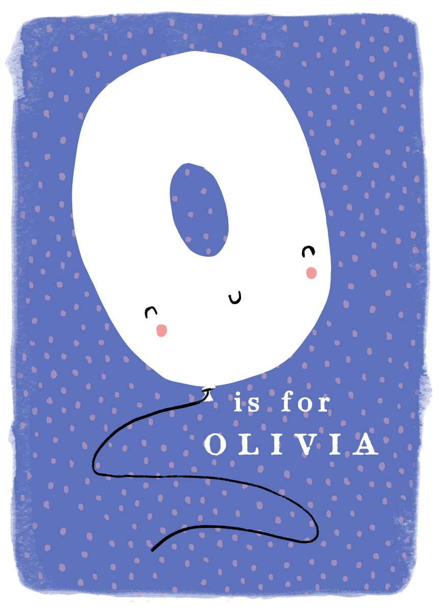 Editable Fun Letter O Birthday Card | Personalised Cards | Hallmark UK
