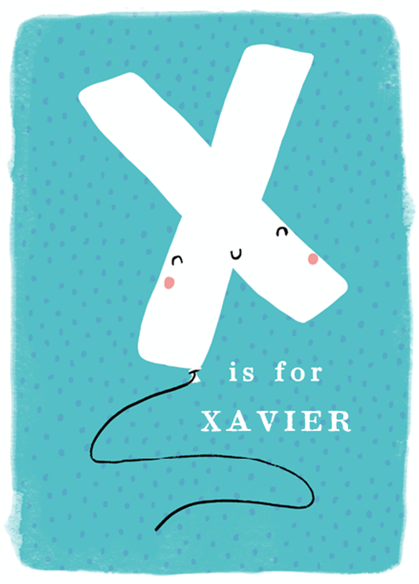 Editable Fun Letter X Birthday Card | Personalised Cards | Hallmark UK