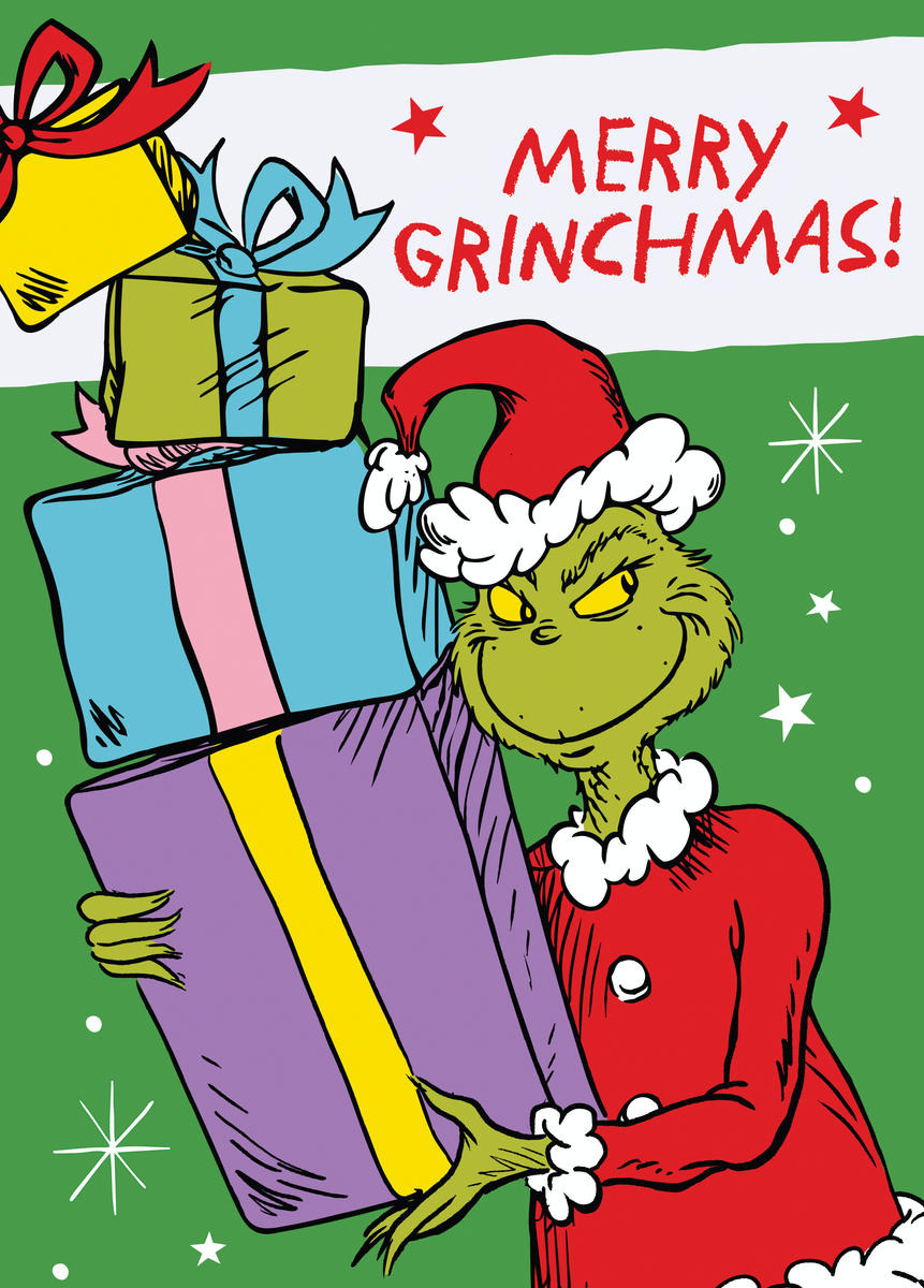 Personalised Funny The Grinch Santa Grinchmas Christmas Card – Hallmark