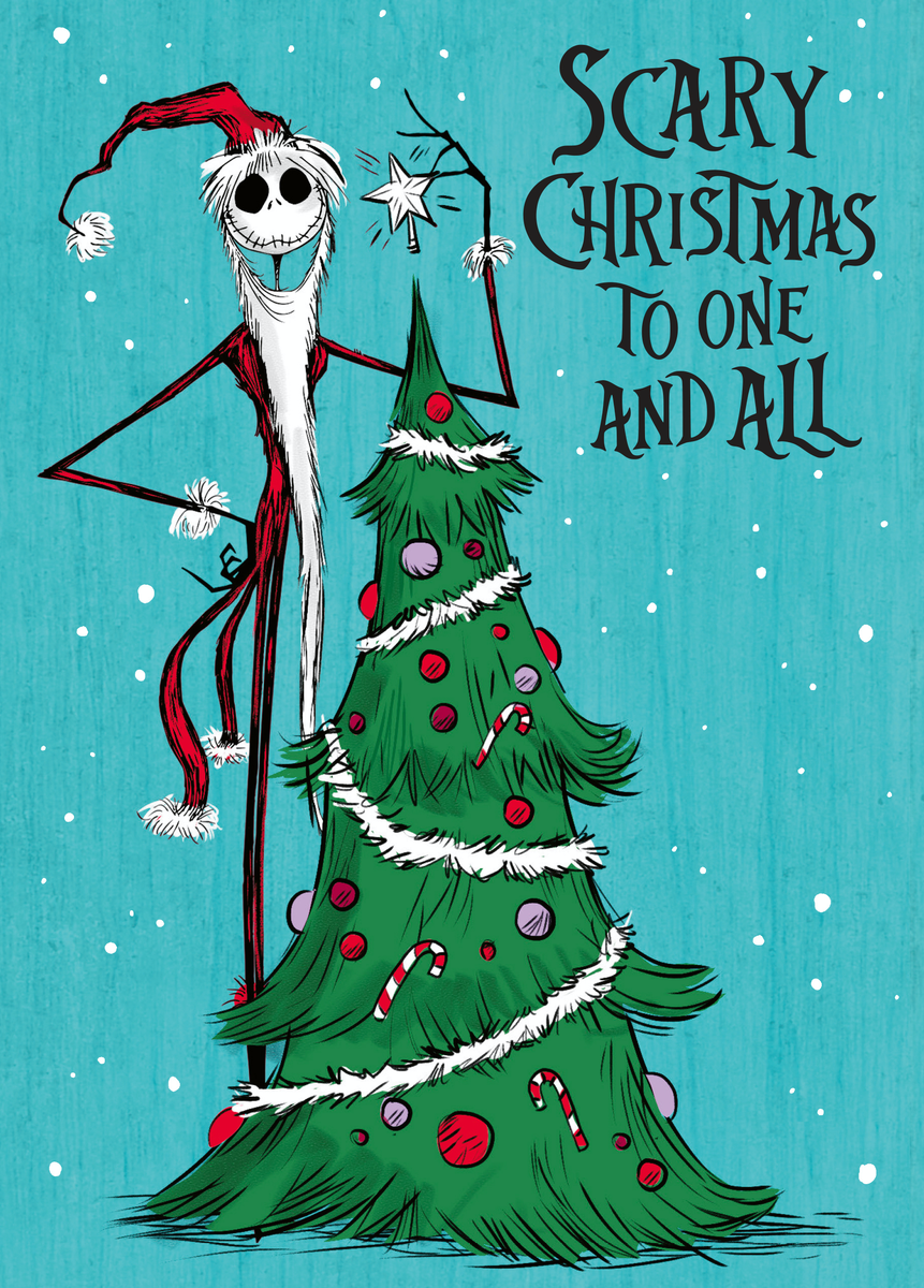 Personalised Disney Nightmare Before Christmas Jack Skellington Card ...