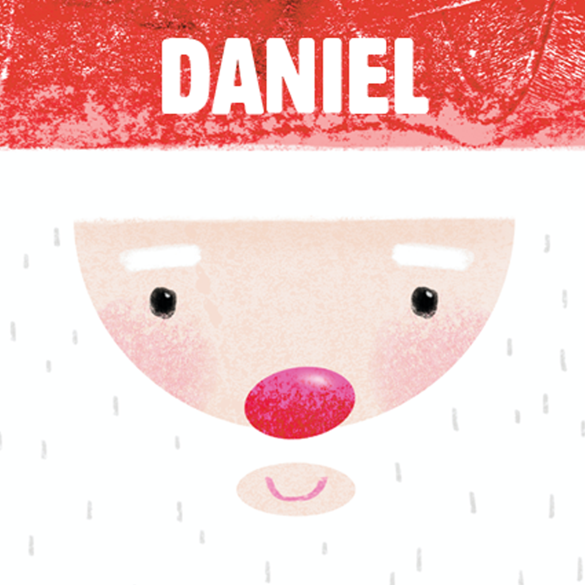 Personalised Kids Christmas Santa Face Card – Hallmark