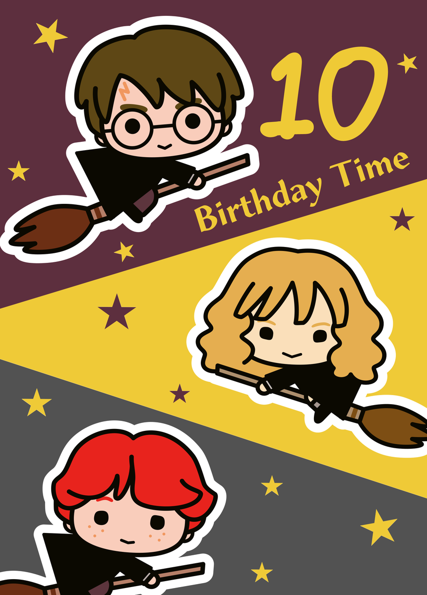 Personalised Harry Potter™ 10th Birthday Card | Hallmark UK