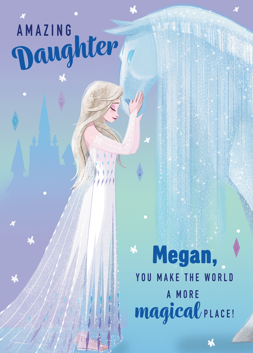 Personalised Disney Frozen 2 Birthday Card For Daughter | Hallmark UK
