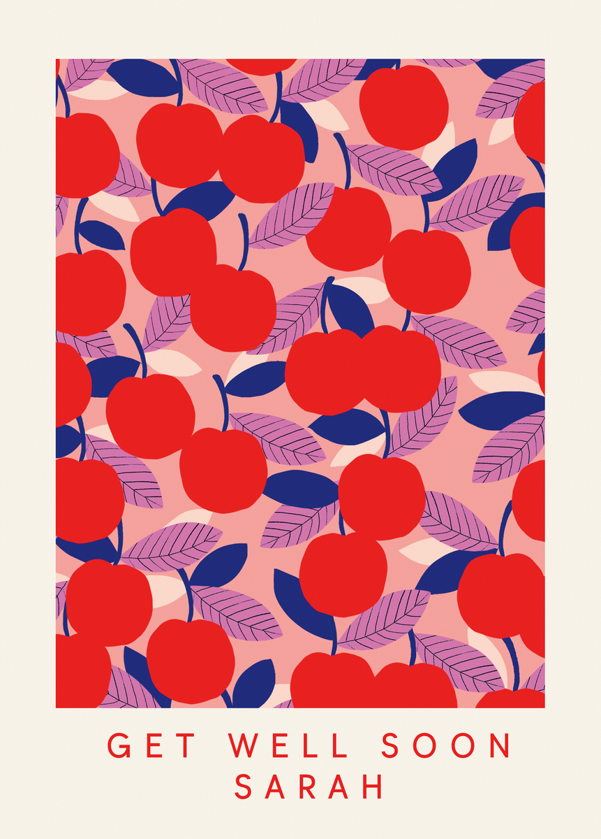 Personalised & Editable Fruit Get Well Soon Card | Hallmark UK
