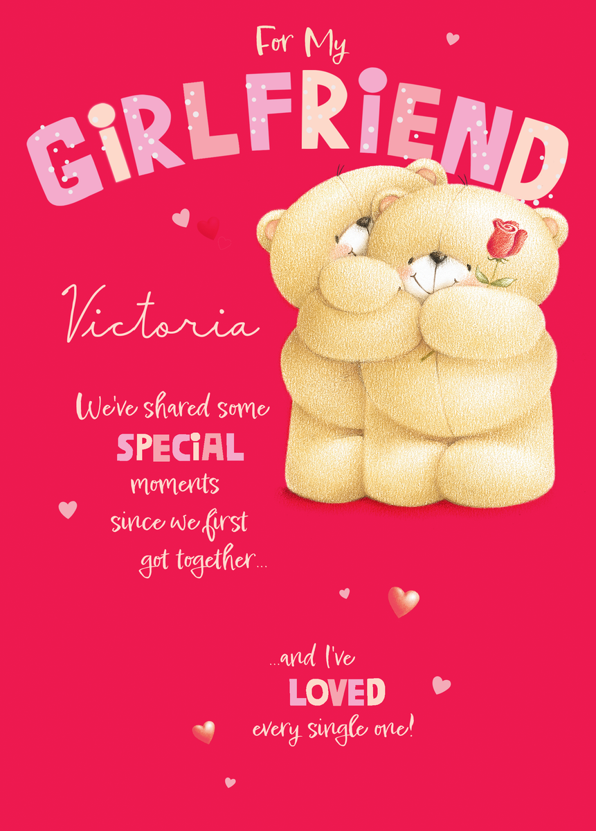 Personalised & Editable Forever Friends Girlfriend Card | Hallmark UK