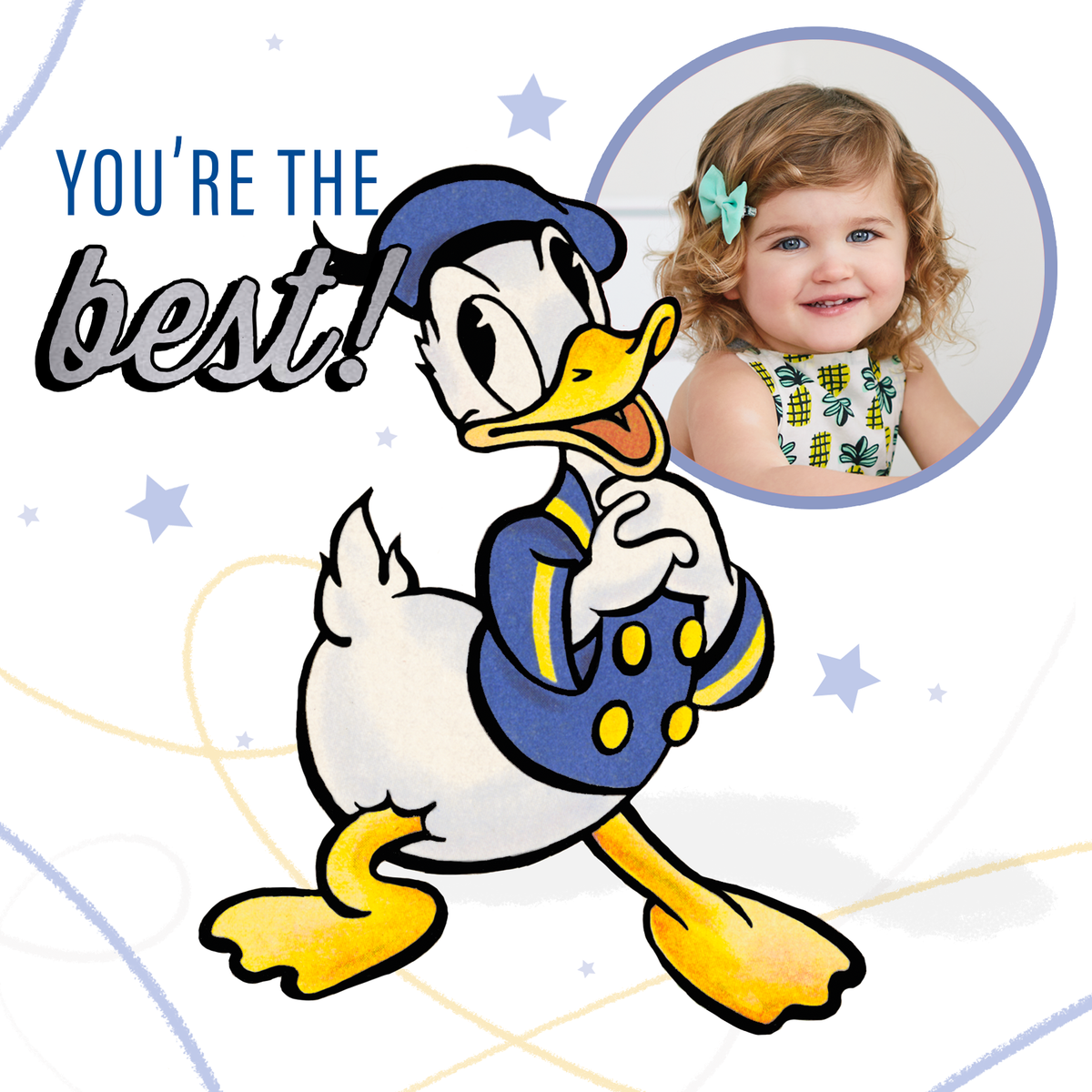 Donald Duck Photo Card | Personalised Cards | Hallmark UK