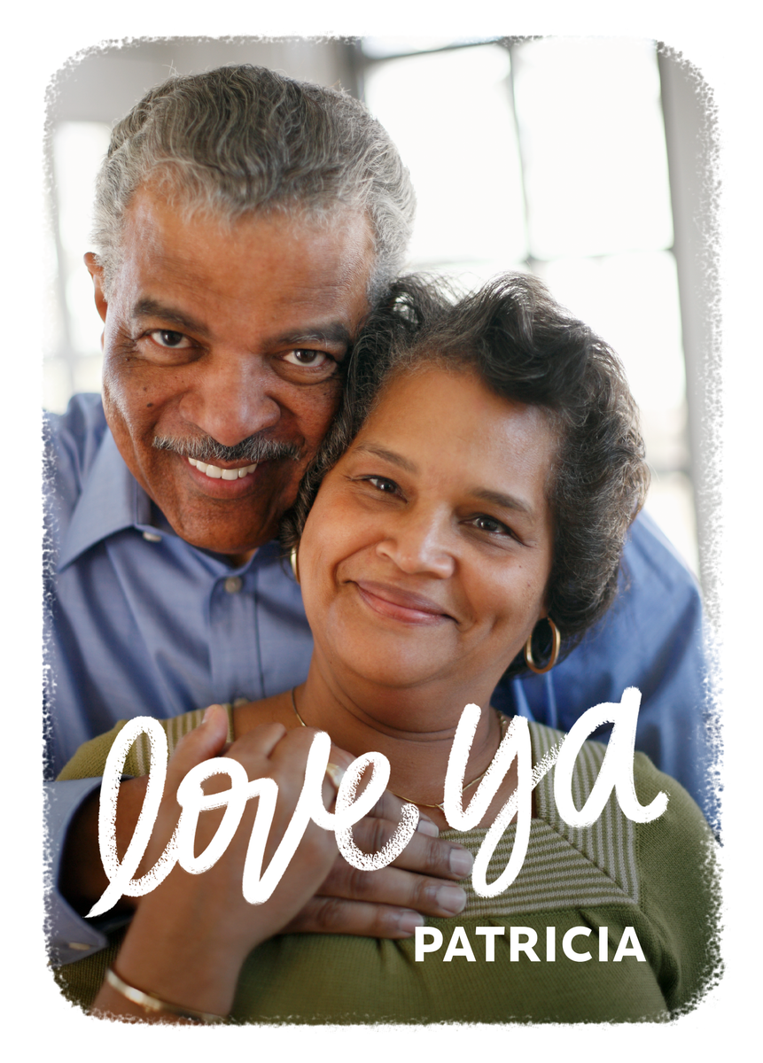 Personalised Photo Upload 'Love Ya' Greeting Card | Hallmark UK