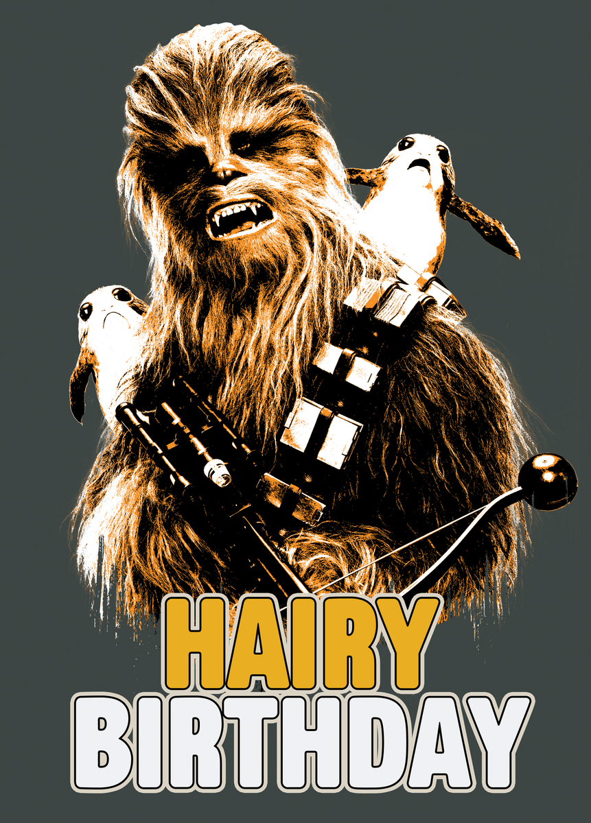 Personalised Funny Star Wars™ Chewbacca Birthday Card | Hallmark UK