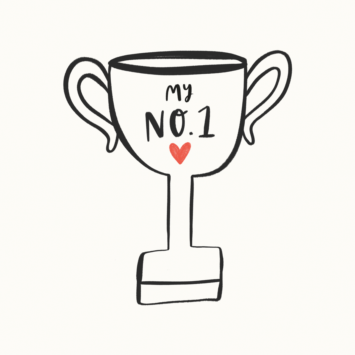 Personalised Trophy No.1 Valentine's Day Card | Hallmark UK
