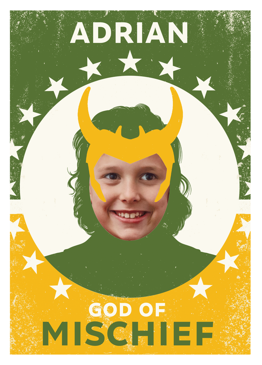 Personalised Photo Upload Loki Frame Birthday Card | Hallmark UK