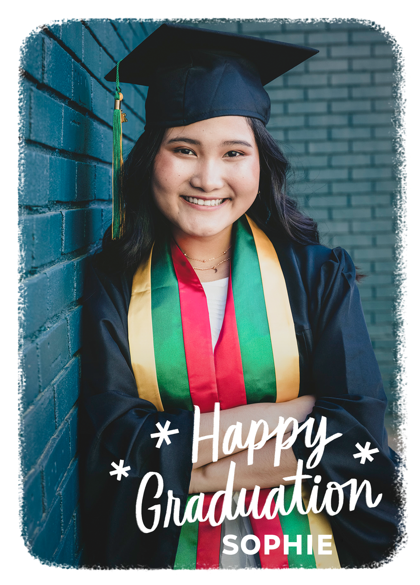 Personalised Photo Upload Happy Graduation Card | Hallmark UK