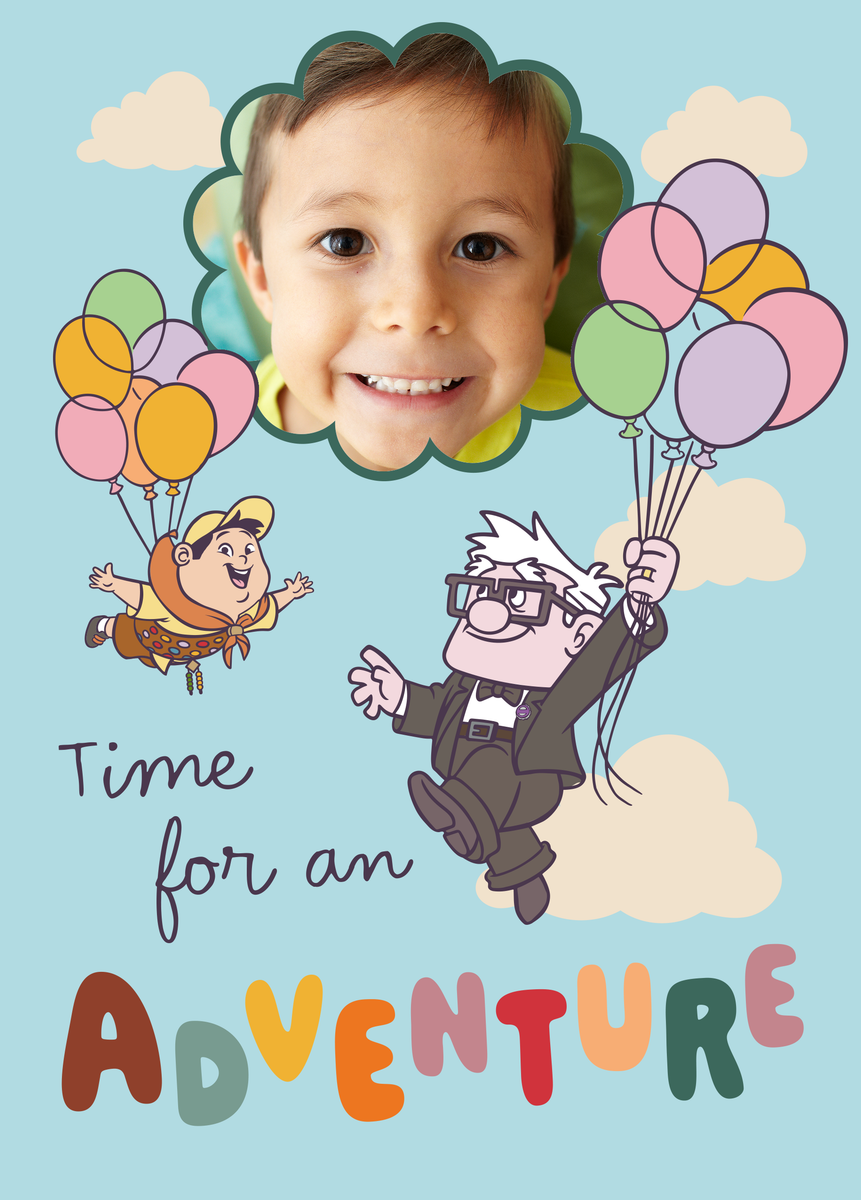 Personalised Photo Upload Disney Up Birthday Card | Hallmark UK
