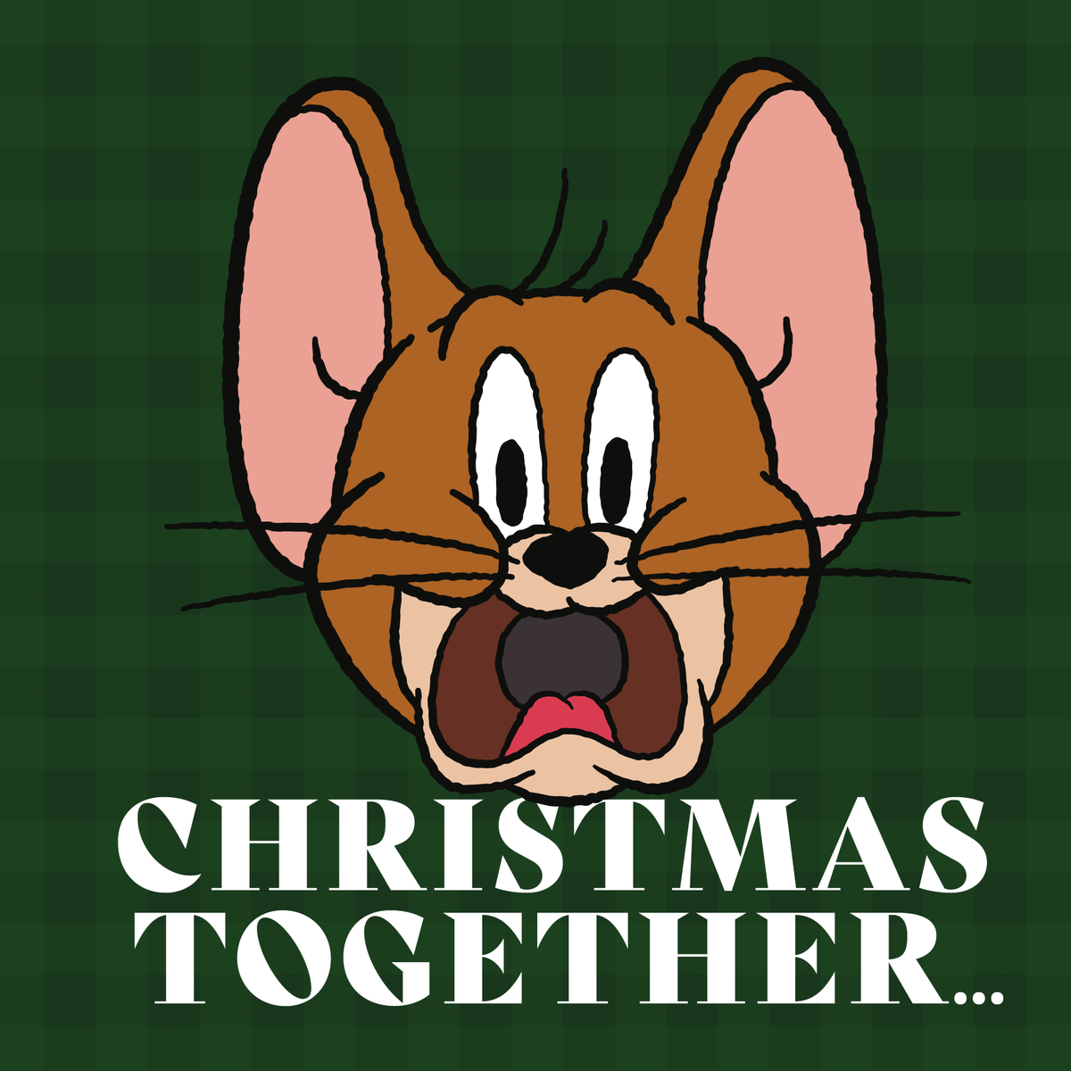 Personalised Funny Tom & Jerry Screaming Christmas Card | Hallmark