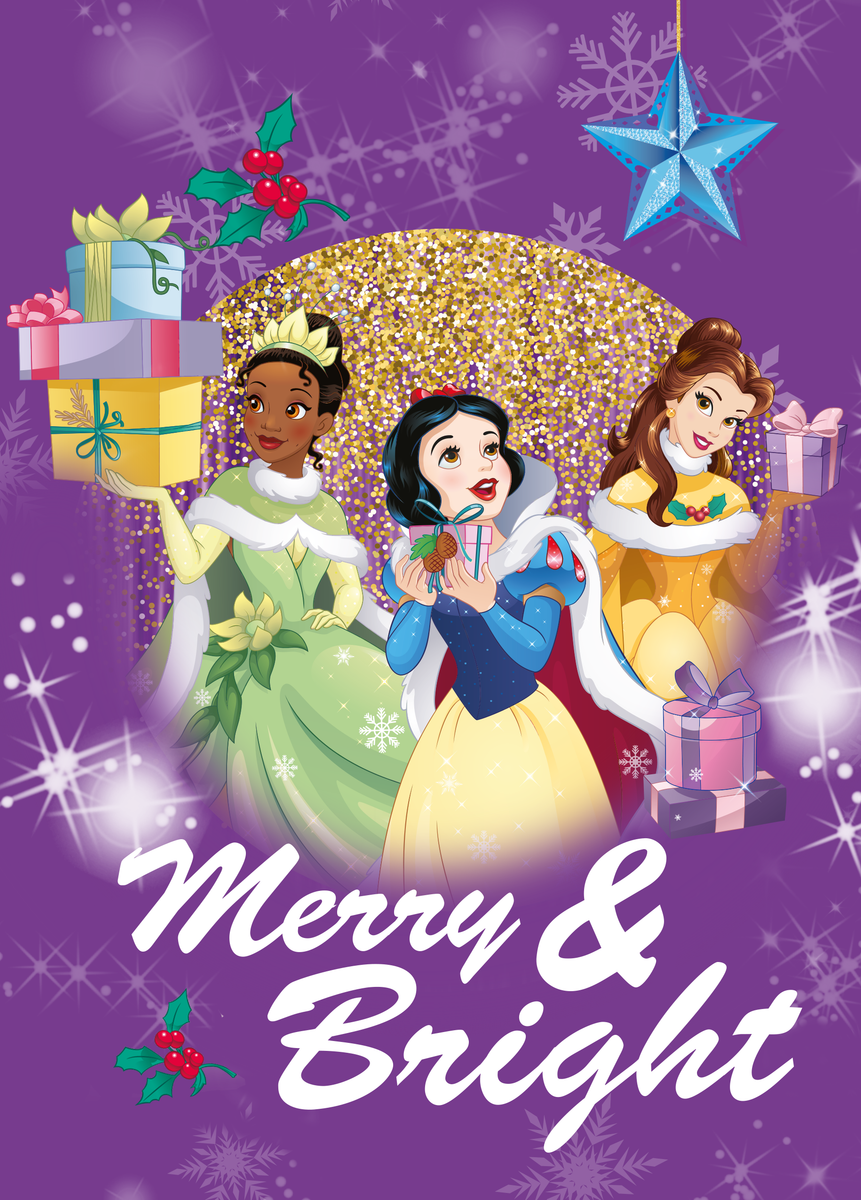 Personalised Disney Princesses Christmas Card | Hallmark UK